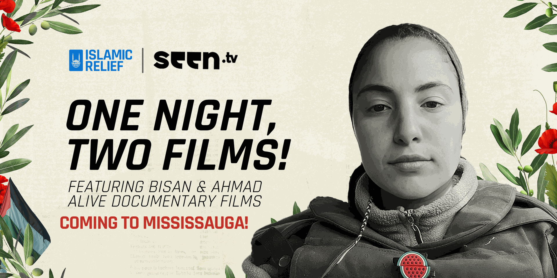 Bisan & Ahmad Alive Double Feature: Stories Straight from Gaza to Mississauga | Crowdfunding